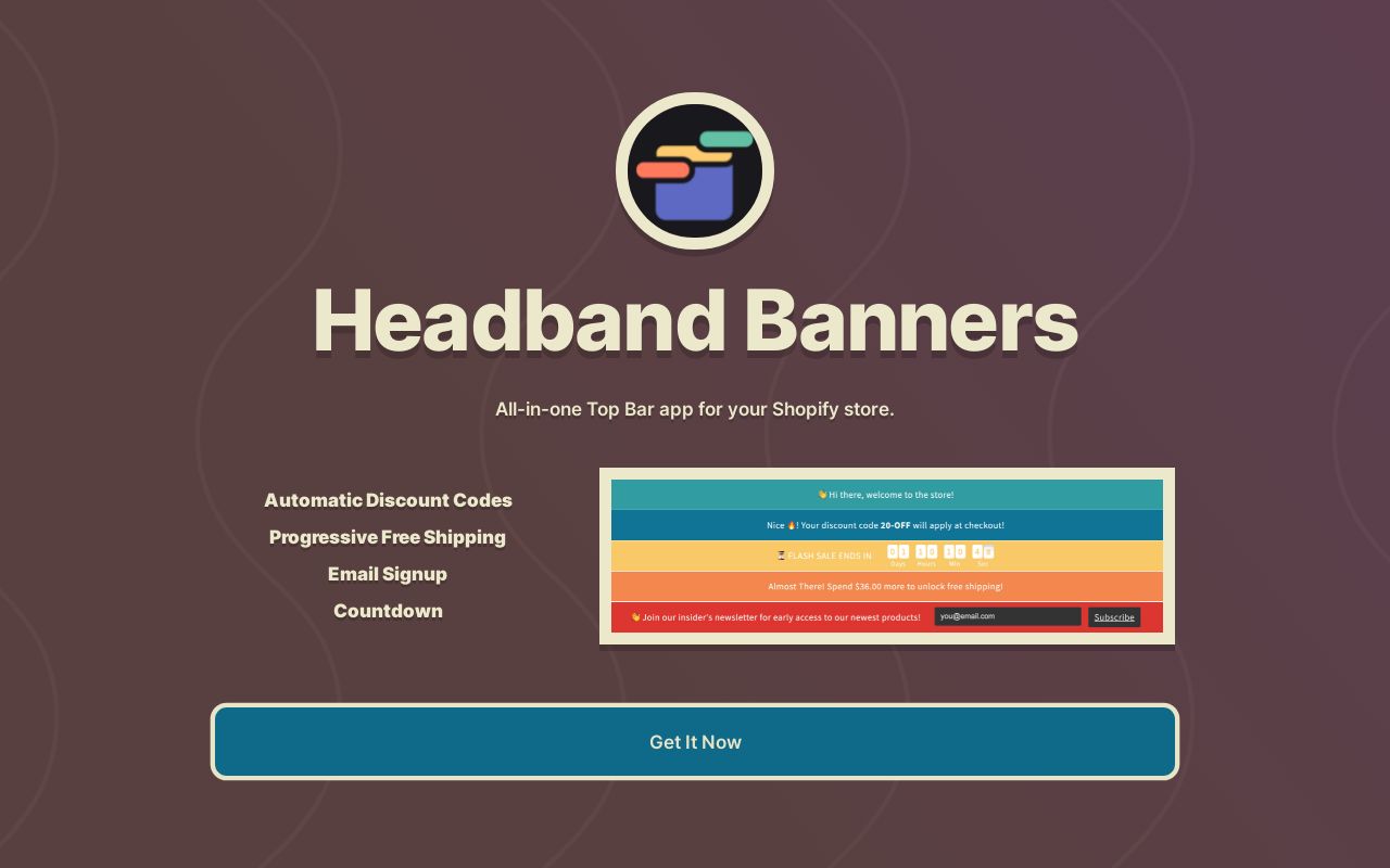 Headband :: All-In-One Banners